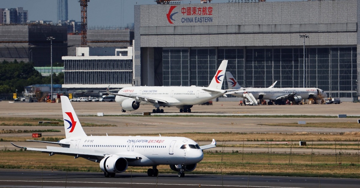 China's C919 aircraft marks first anniversary of commercial flights ...
