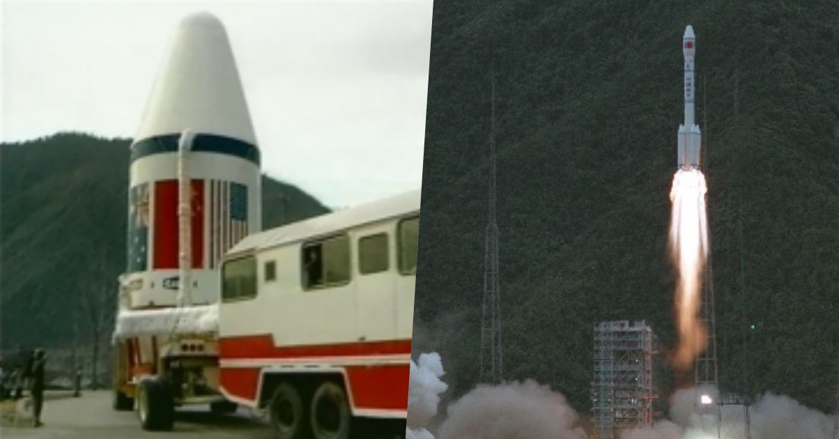 China launched Australian satellite "Optus B1" | Today in History | Fun ...