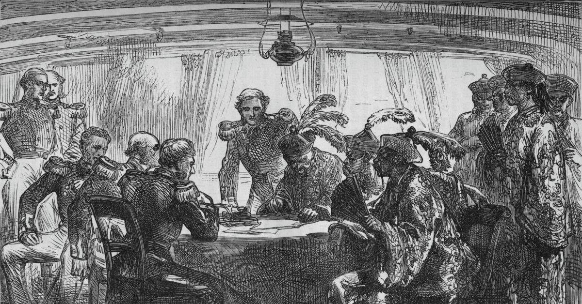 Treaty of Nanking was signed between China and Britain | Today in ...