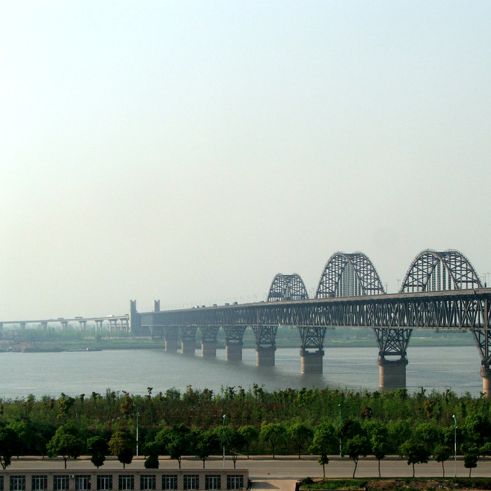 China's Wuhu Yangtze River Bridge opened to traffic | Today in History ...