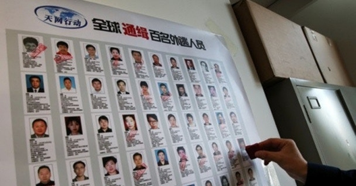 List of China's 100 most wanted fugitives released | Today in History ...