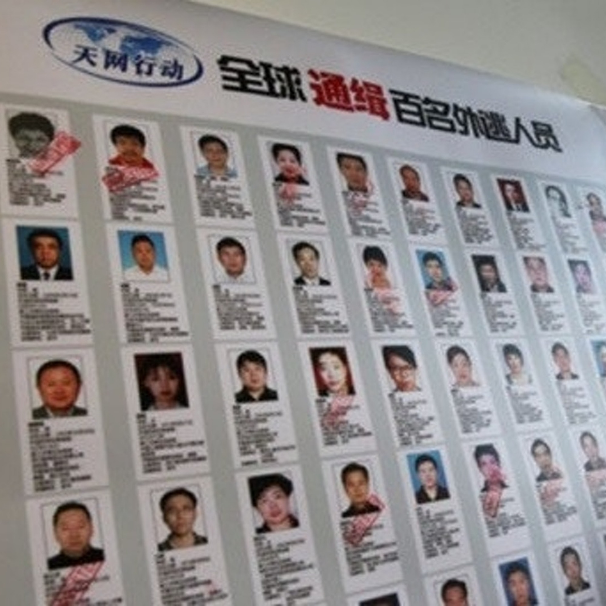 List of China's 100 most wanted fugitives released | Today in History ...